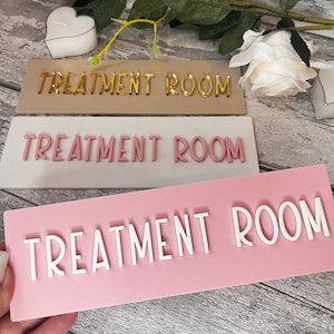 3d Custom Salon Toilet Door Sign, Door Plaque, Beauty Room Sign, Salon ...