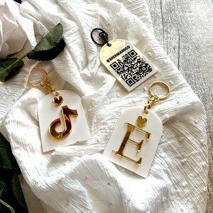 Business Qr Keyrings, for Beauty, Lash Techs, Nail Techs, Aesthetic ...