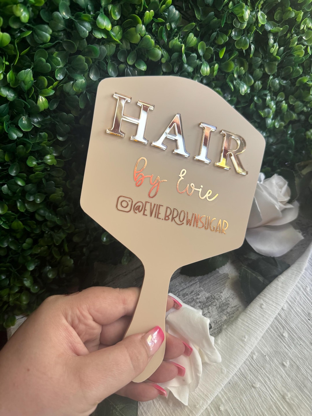 Hairdresser Photo Prop: Acrylic Salon Decor, Hair Stylist Gift - Etsy