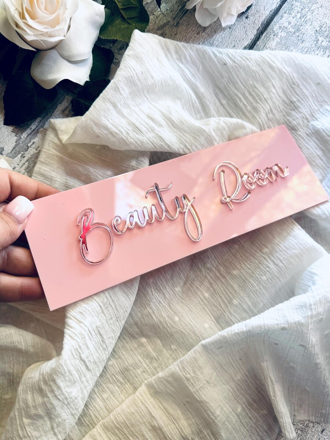 3D Acrylic Beauty Room Door Sign - Salon Decor - Etsy