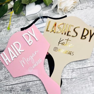 Eyelash Technician Prop Handheld Mirror, Lash Face Paddle Gift, Lash ...