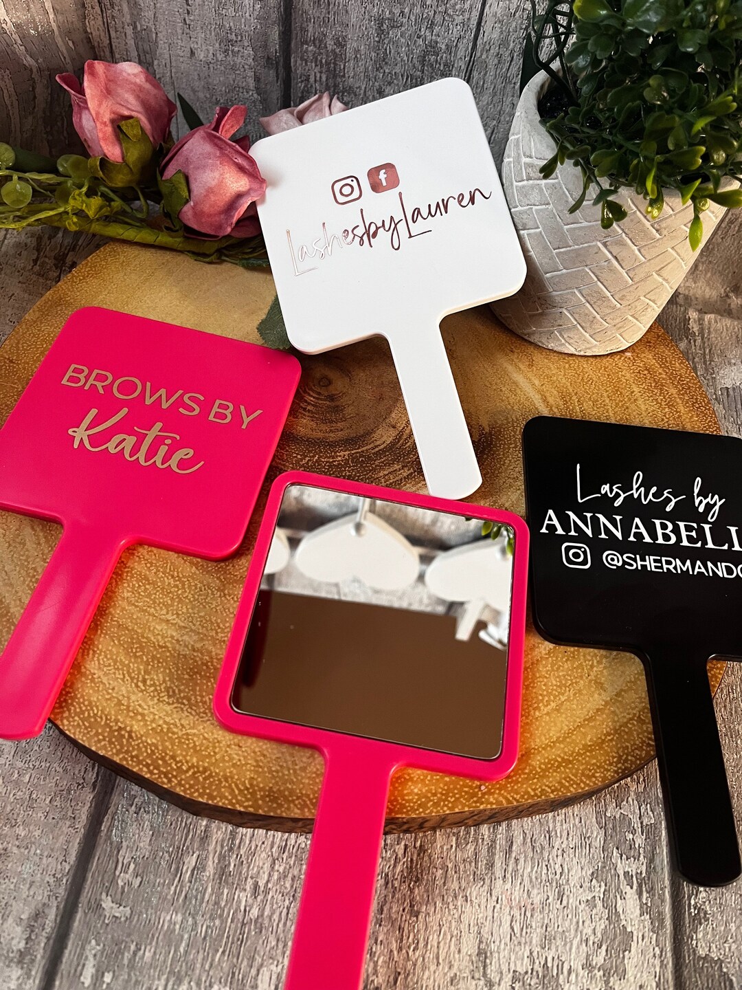 Lash Technician Mirror Photo Prop, Lash Artist Gift, Lash Pictures ...