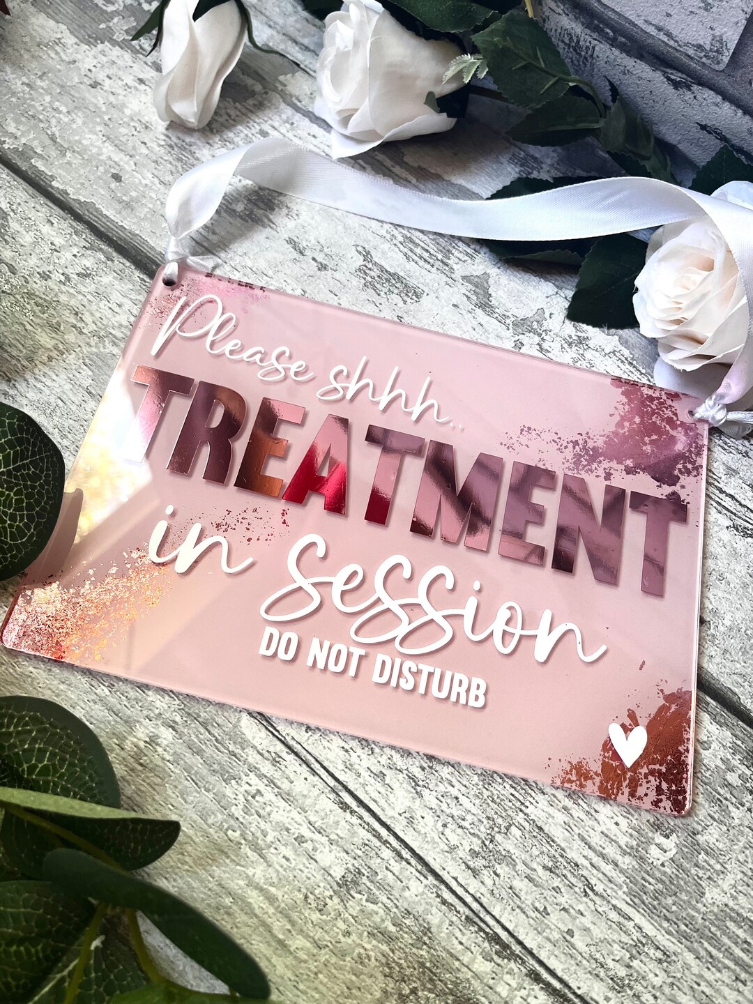 A5 Hanging Hair and Beauty Acrylic Treatment Room Sign. Custom - Etsy