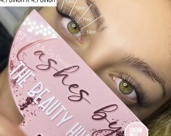 Lash and Brow Sign Prop, Acrylic Lash Tech Photo Prop, Salon Decor ...