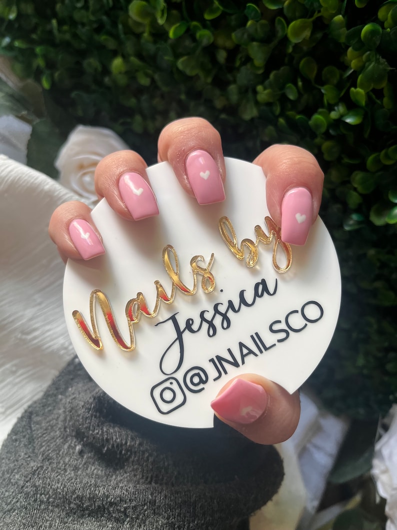 Nail Technician, Beauty Salon Prop, Nailfie Disc, Acrylic, Business ...