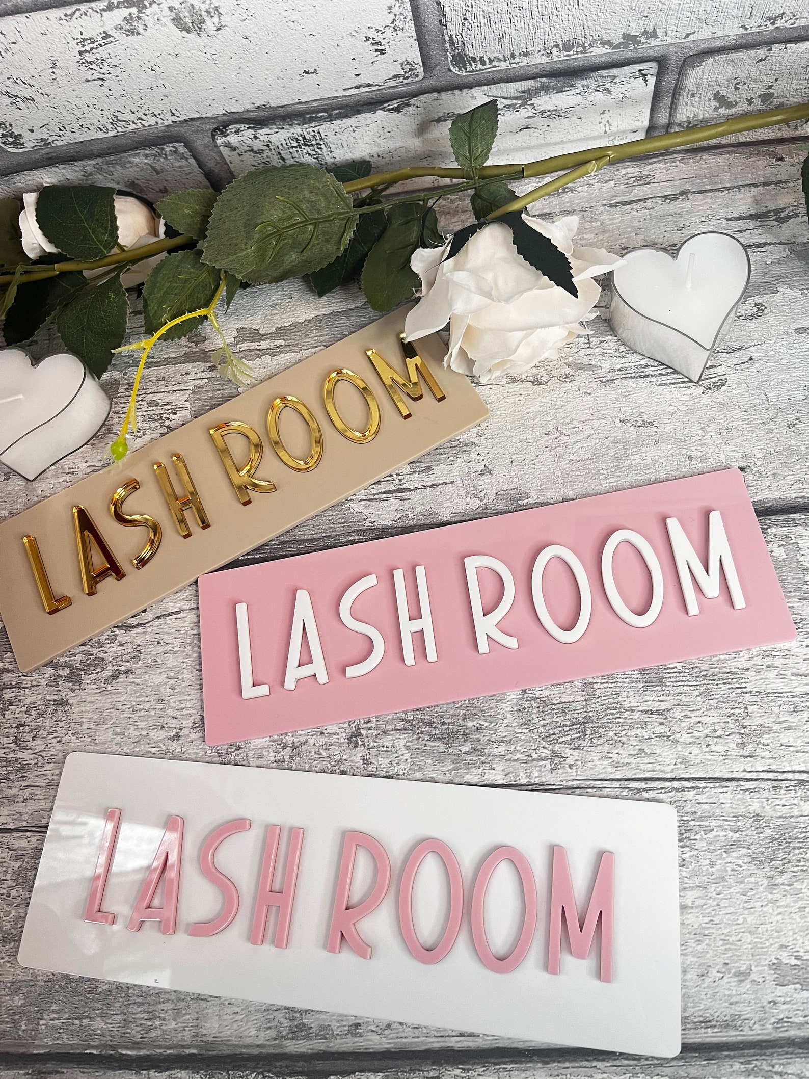 3D Acrylic Lash Room Door Sign - Salon Decor - Etsy UK
