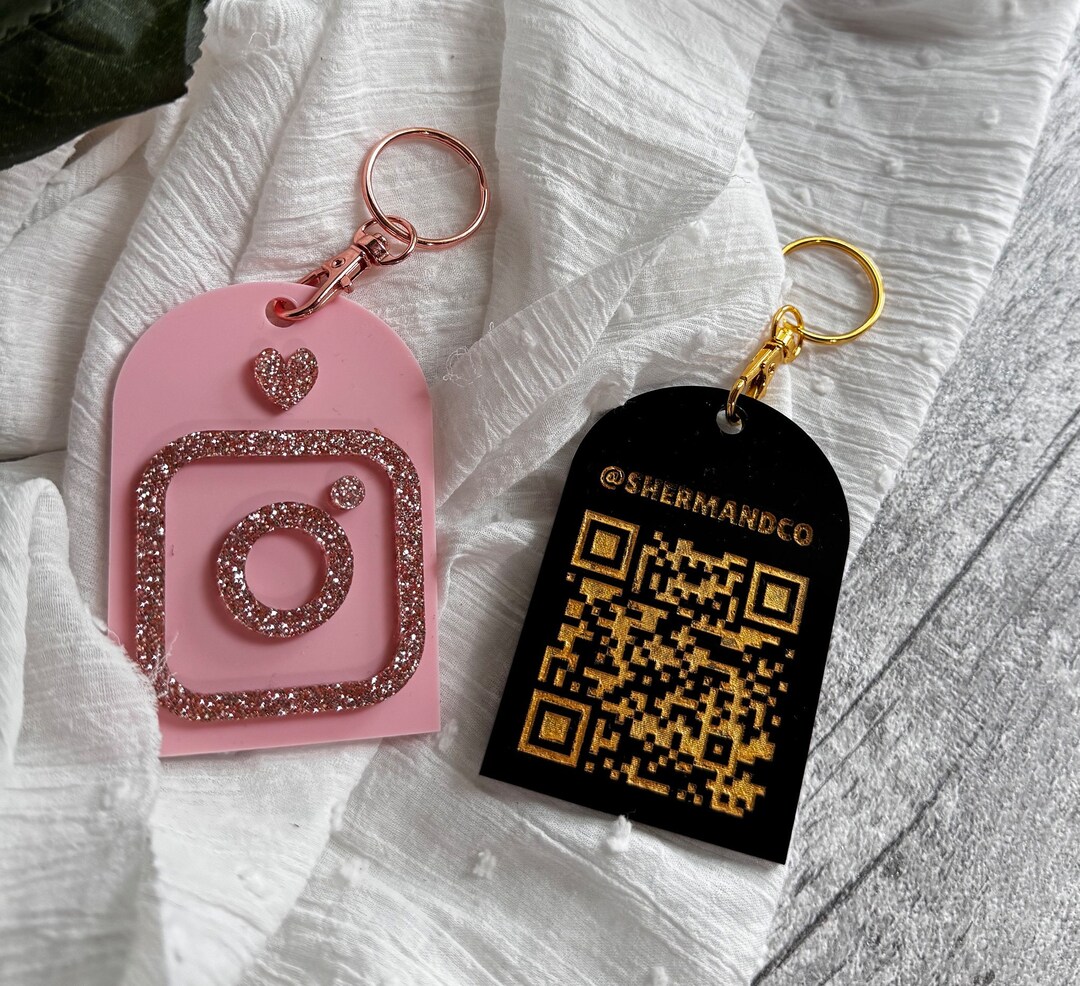 Business Qr Keyrings, for Beauty, Lash Techs, Nail Techs, Aesthetic ...