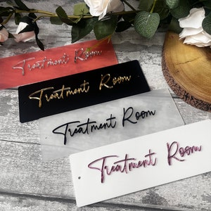 3d Salon Door Plaque, Treatment Room Door Sign, Beauty Room Sign ...