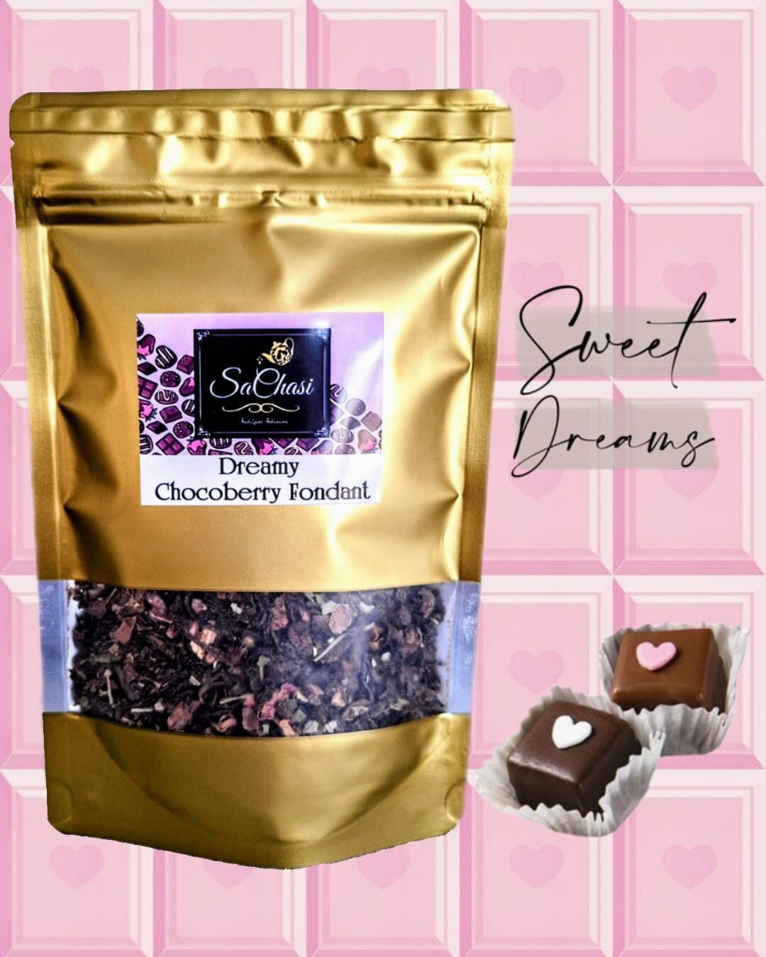 CHOCOBERRY FONDANT TEA Chocolate & Strawberry Black Tea Blend Sweet ...