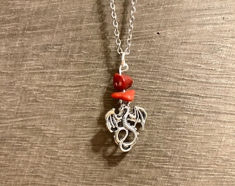 Crystal Dragon Necklace | Etsy