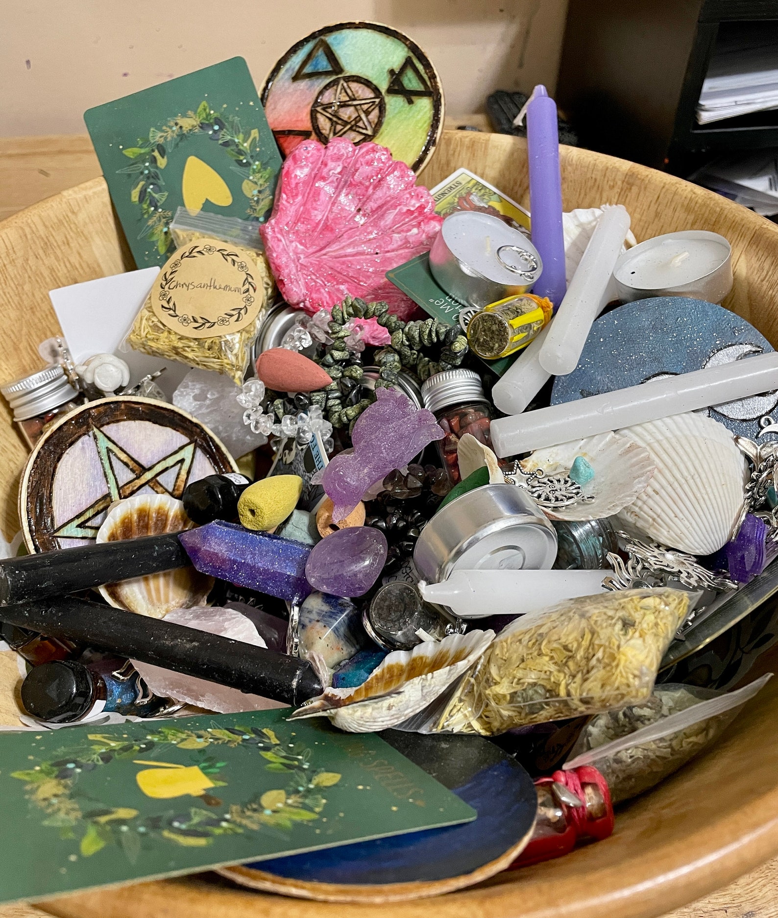 Magic Crystal Confetti Mystery Witch Scoop Witch Crystal - Etsy