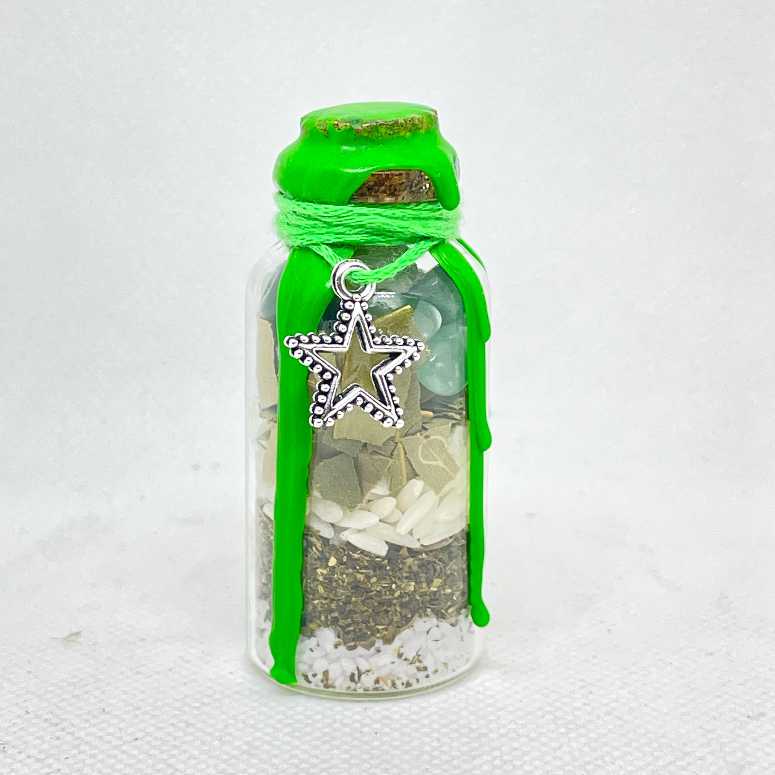 Luck Spell Jar - Lucky Spell Jar - Lucky Spell - Spell Jar Necklace ...