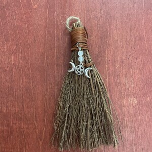 Crystal Cinnamon Broom, Cinnamon Besom, Mini Cinnamon Besom, Crystal Witch Broom, Crystal Besom ...