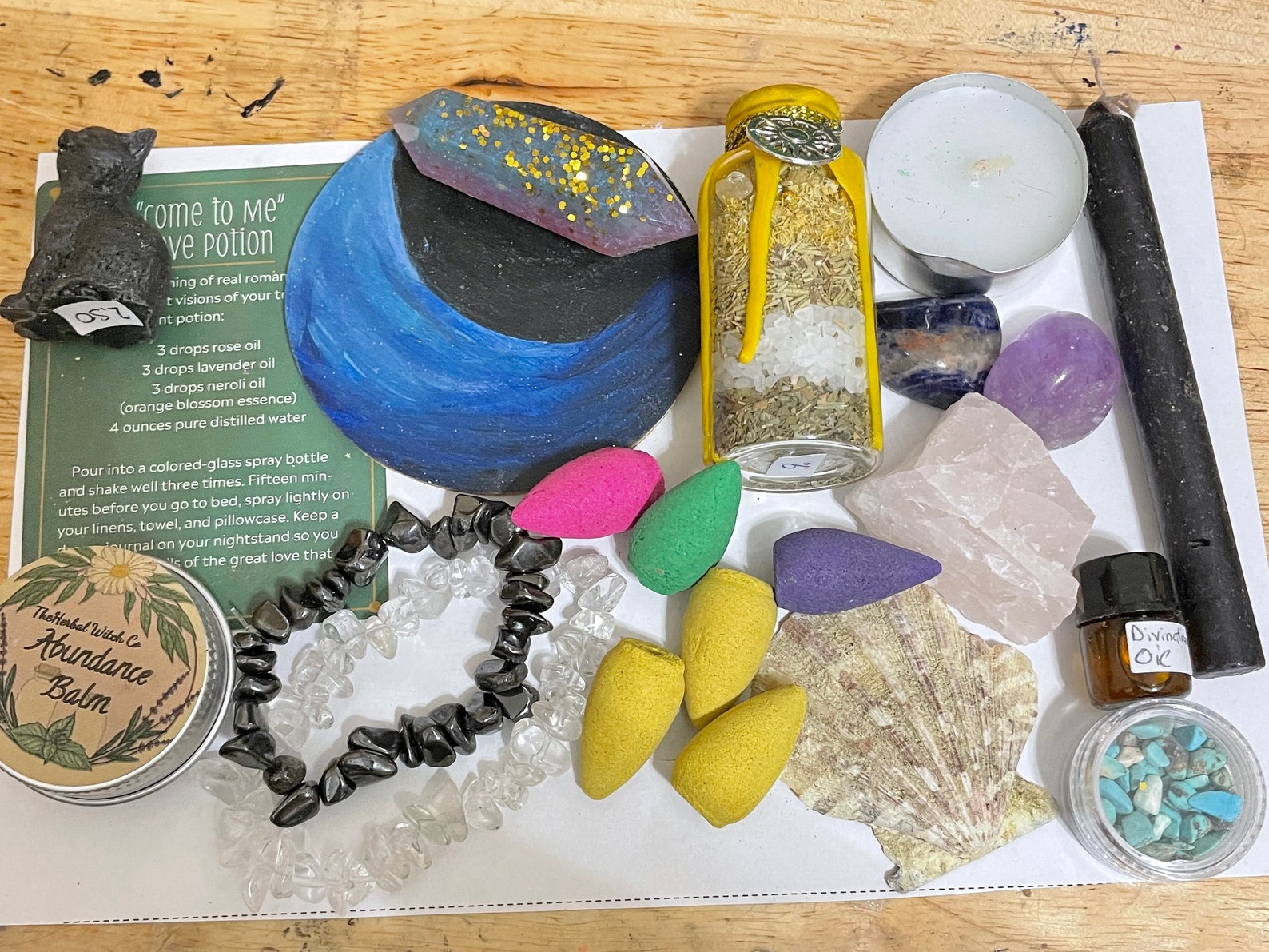 Magic Crystal Confetti Mystery Witch Scoop Witch Crystal - Etsy