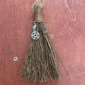 Crystal Cinnamon Broom, Cinnamon Besom, Mini Cinnamon Besom, Crystal Witch Broom, Crystal Besom ...