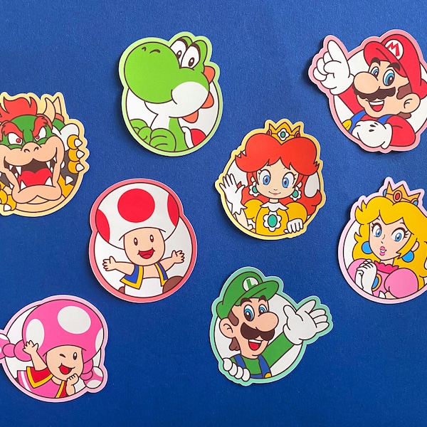 Yoshi Sticker Mario Party - Etsy