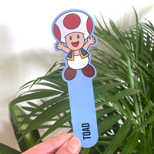 Super Mario Bookmarks Mario, Luigi, Princess Peach, Bowser, Yoshi, Toad ...