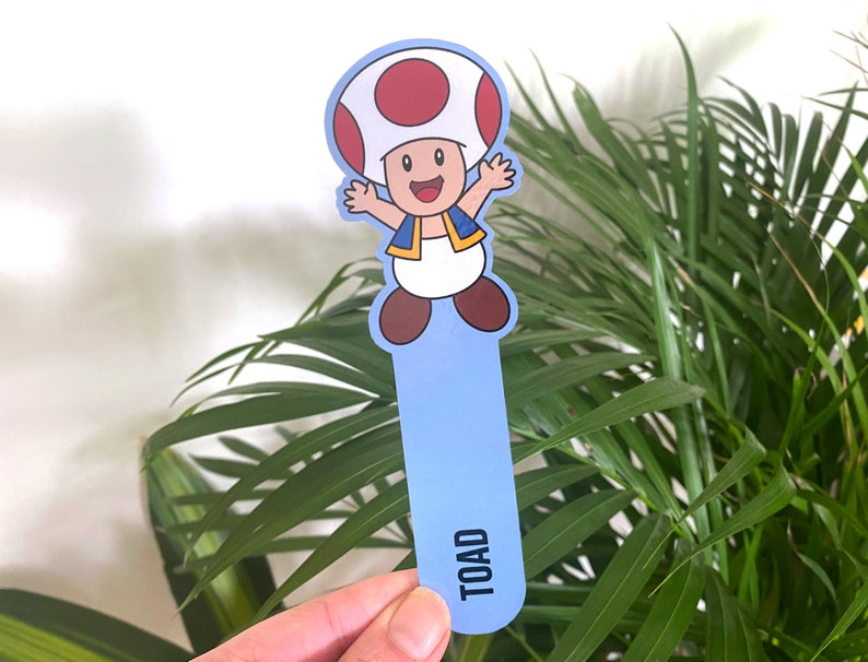 Super Mario Bookmarks Mario Luigi Princess Peach Bowser - Etsy