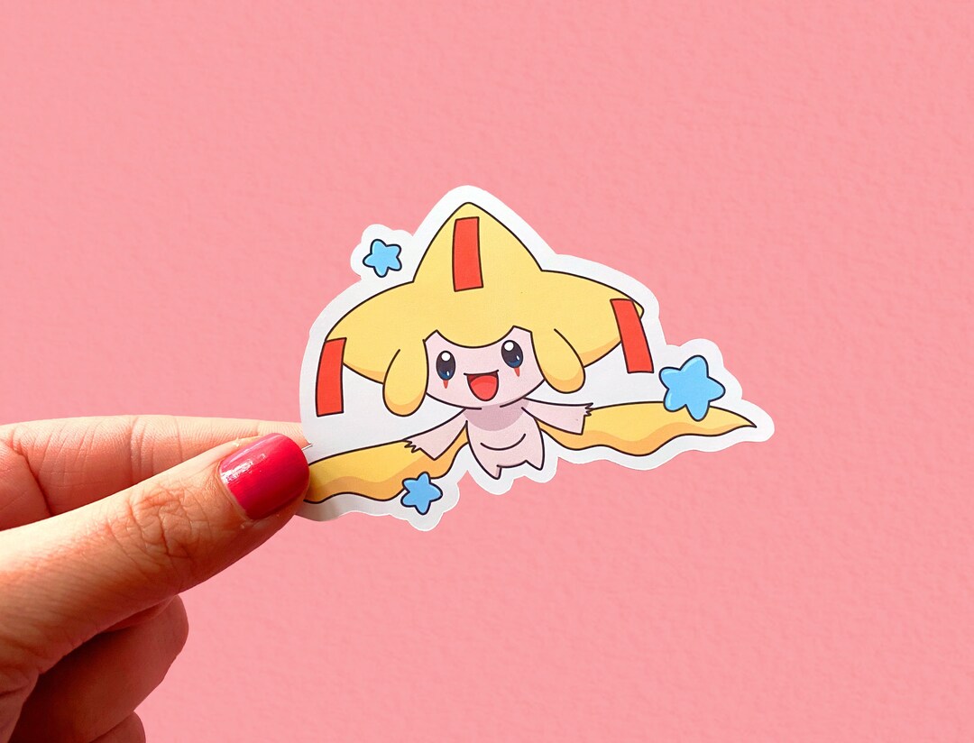 Shiny Jirachi Sticker / Mythical / Glossy Waterproof - Etsy