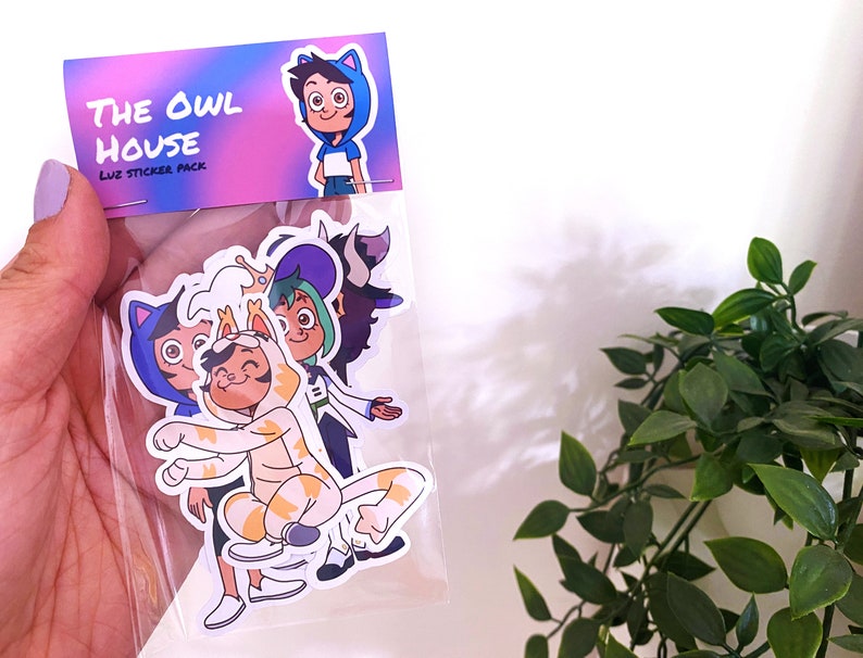 The Owl House Luz Inspired Sticker Pack / Set of 6 / Glossy Waterproof ...