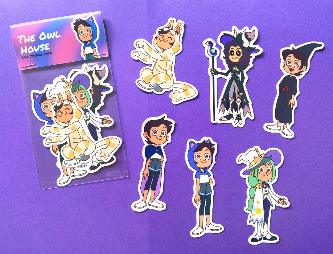 The Owl House Luz Sticker Pack Set of 6 - Etsy