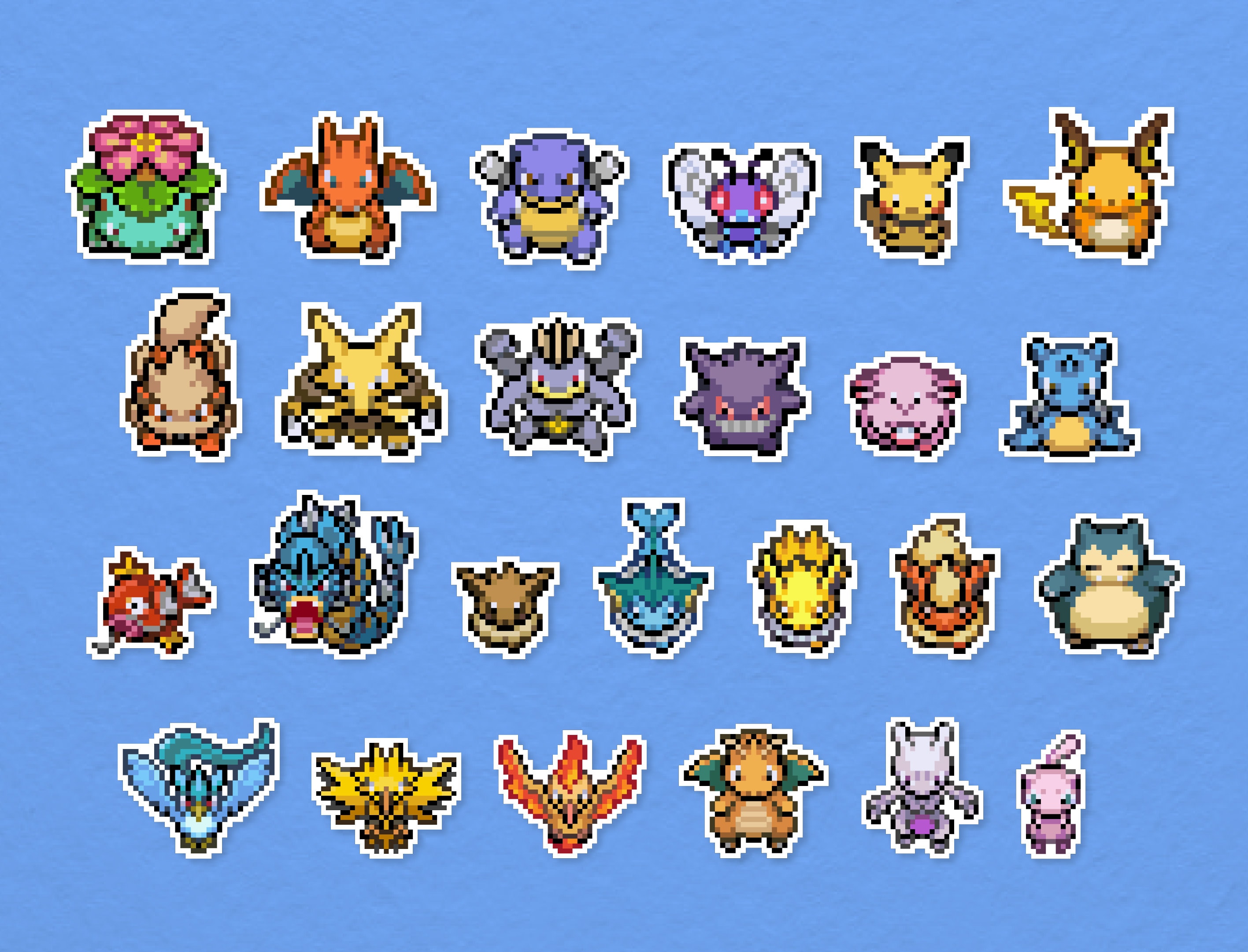 Pokemon Crystal Character Sprite