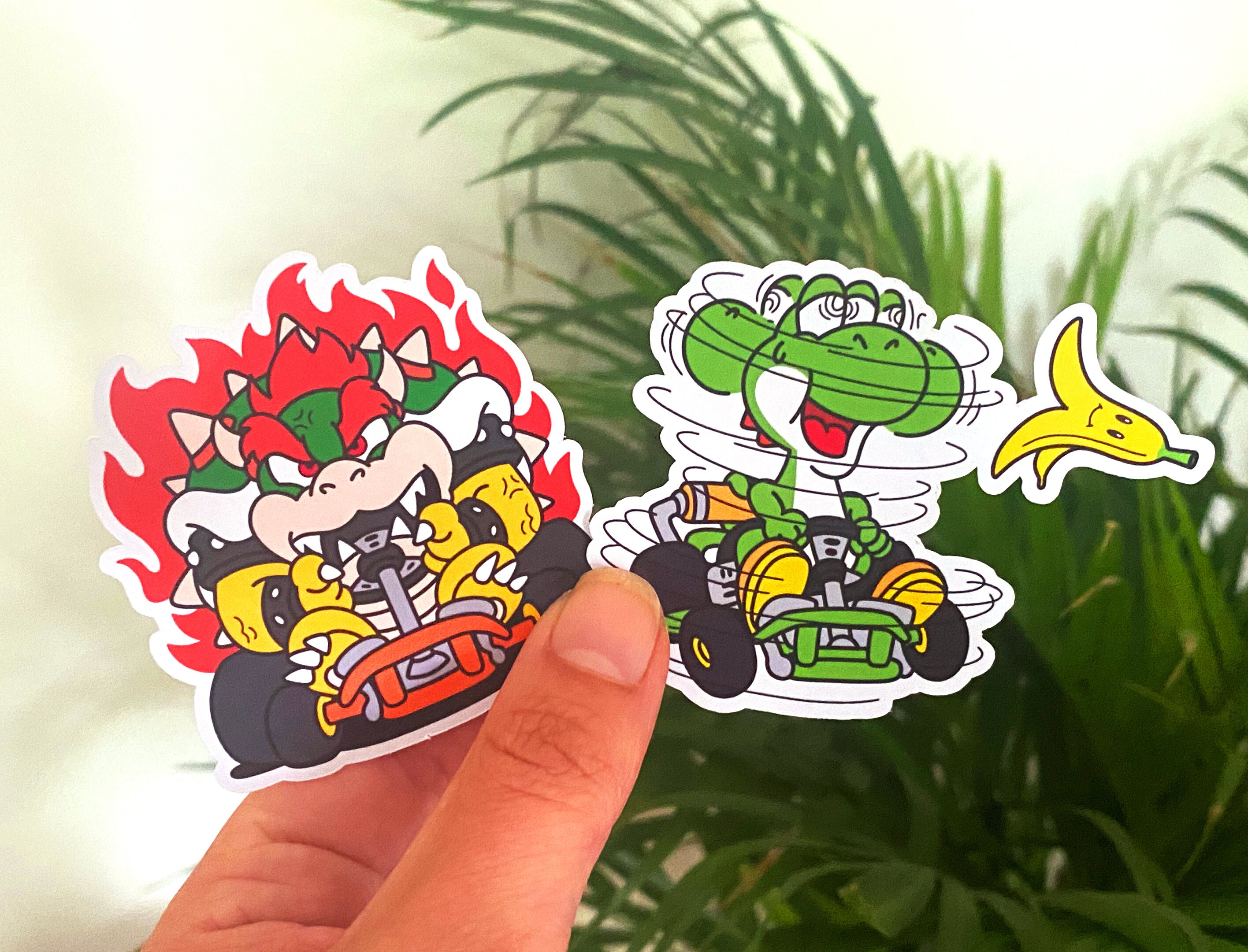 Mario Kart Sticker Pack: Glossy Waterproof Stickers - Etsy