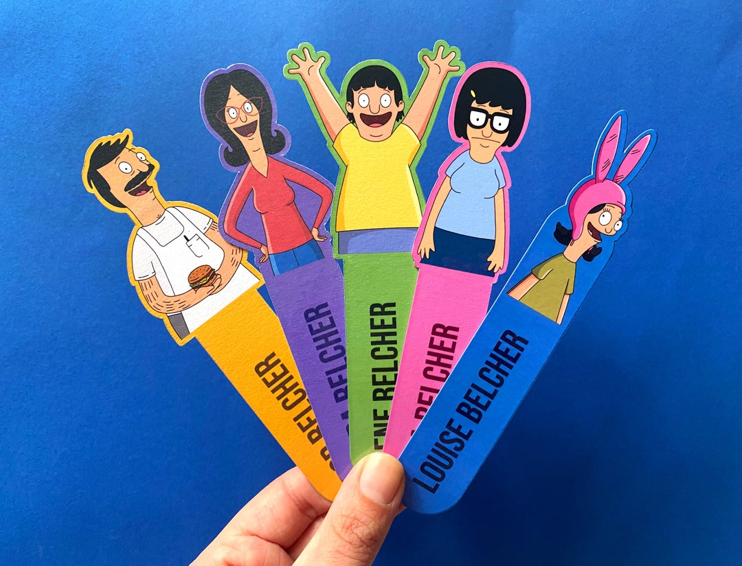 Bob's Burgers Bookmarks Bob Linda Tina Gene Louise - Etsy Canada