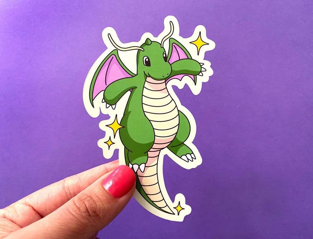 Shiny Dragon Stickers / Dragonite, Altaria, Deino, Kingdra, Jangmo-o ...