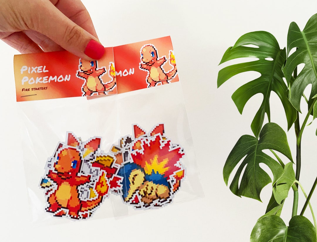 Fire Starters Stickers Pixel Set of 8 - Etsy