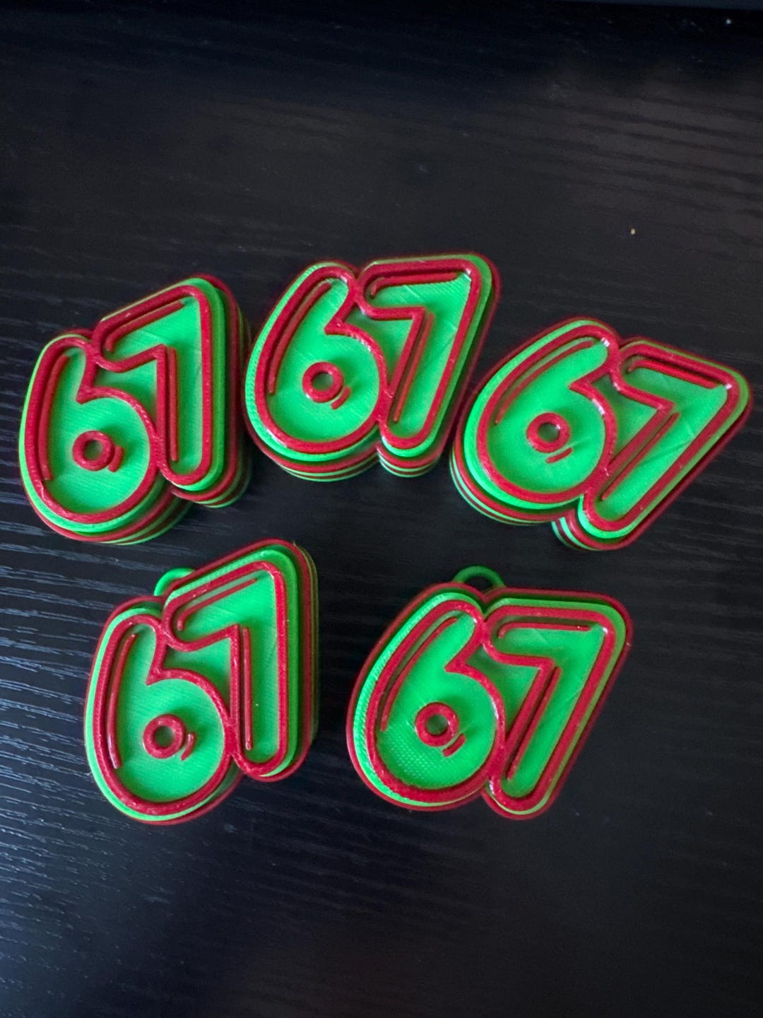 Six Seven | 6 | 7 | Fidget Clicker | Keychain - Etsy