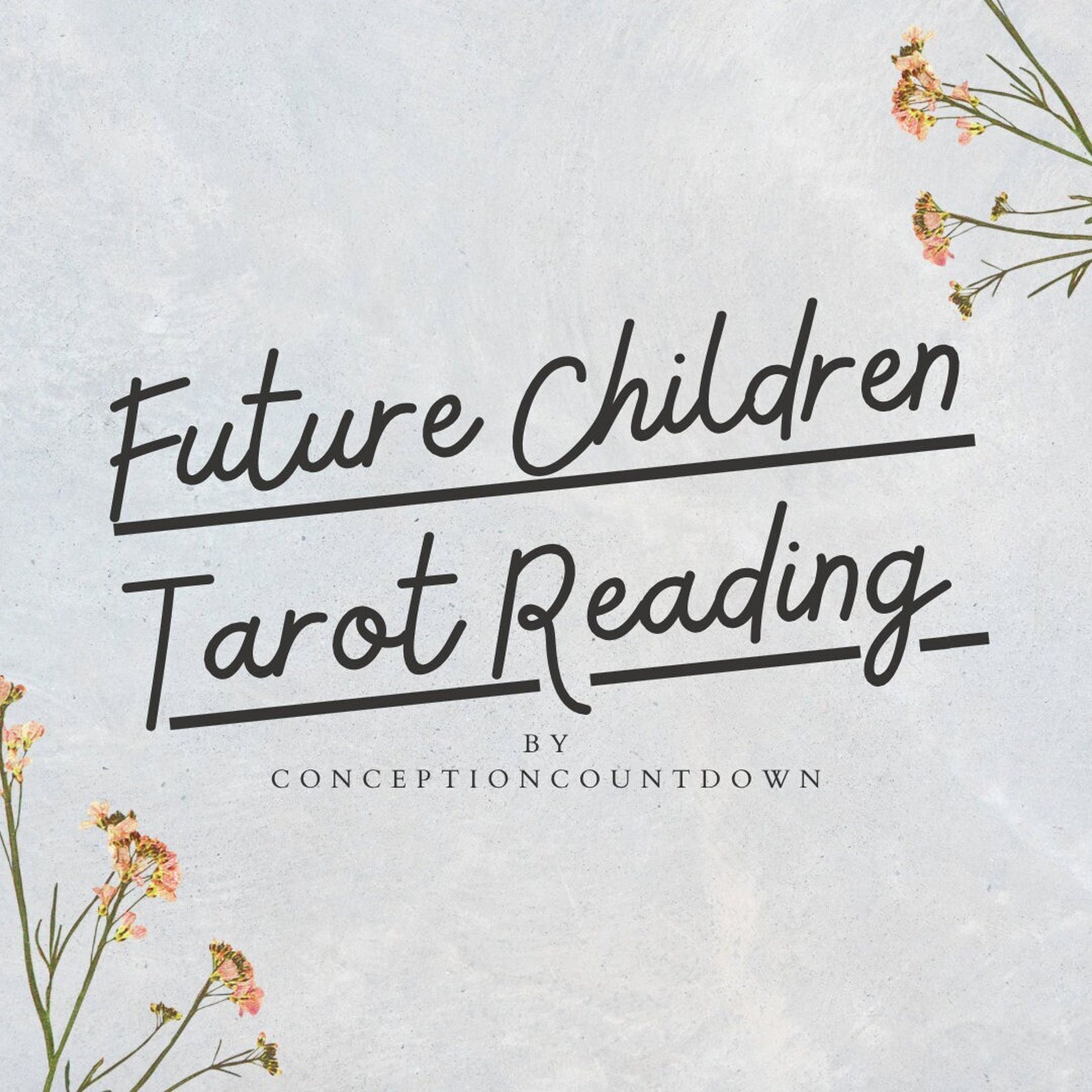 Future Children Tarot Reading by Conceptioncountdown - Etsy