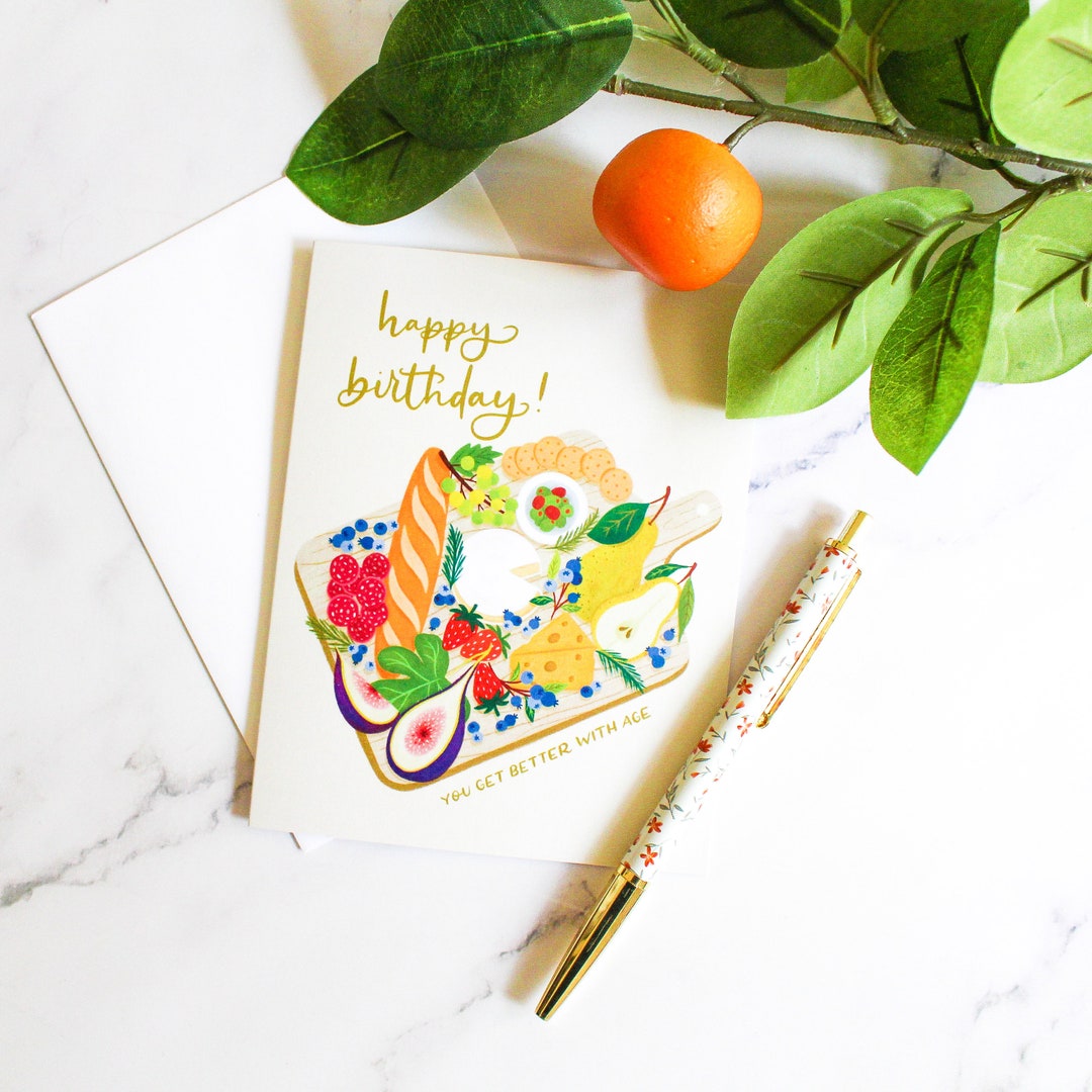 Birthday Charcuterie Card | Happy Birthday Card | Greeting Card ...