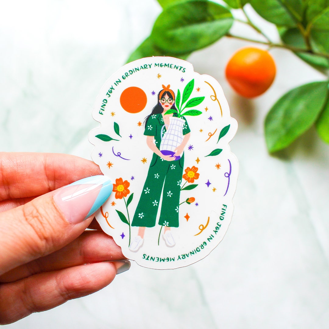 Joy in Ordinary Moments Vinyl Sticker Laptop Sticker Water Bottle ...