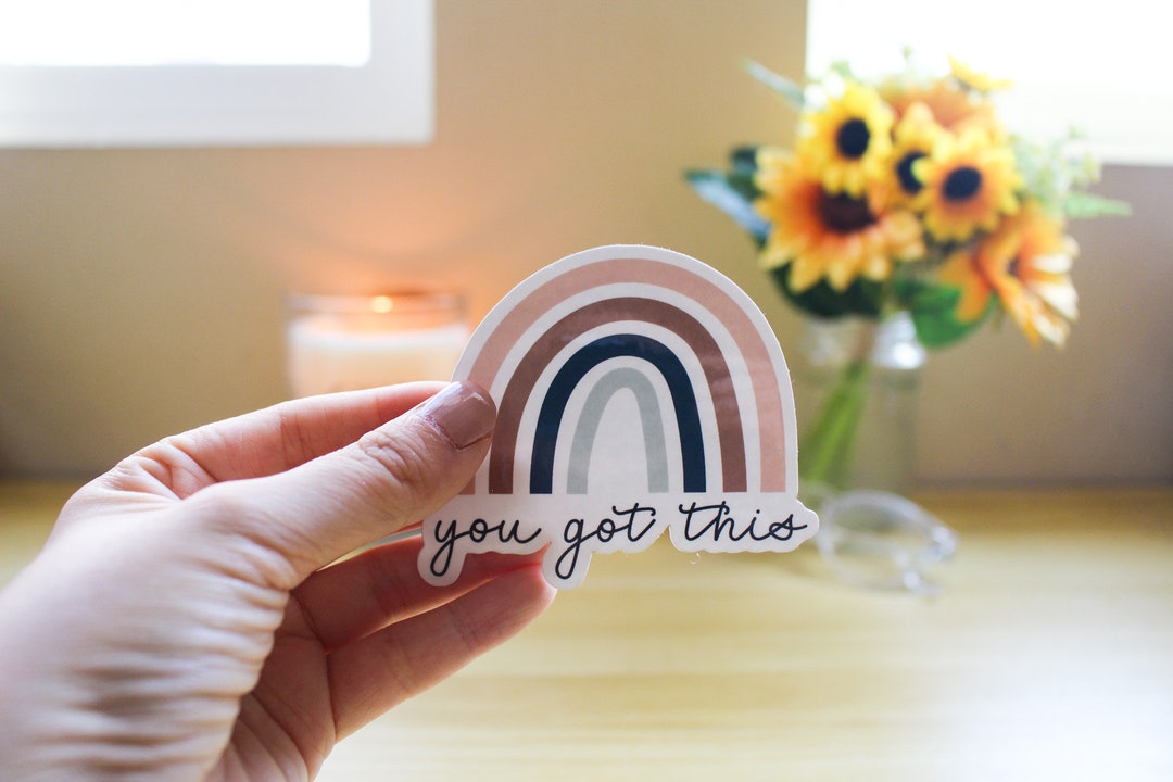 You Got This Rainbow - Vinyl Sticker | Boho Rainbow | Mental Health ...