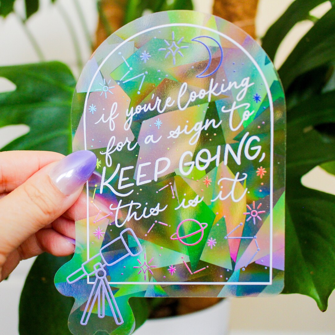 This is Your Sign Suncatcher | Window Decal | Rainbow Maker ...