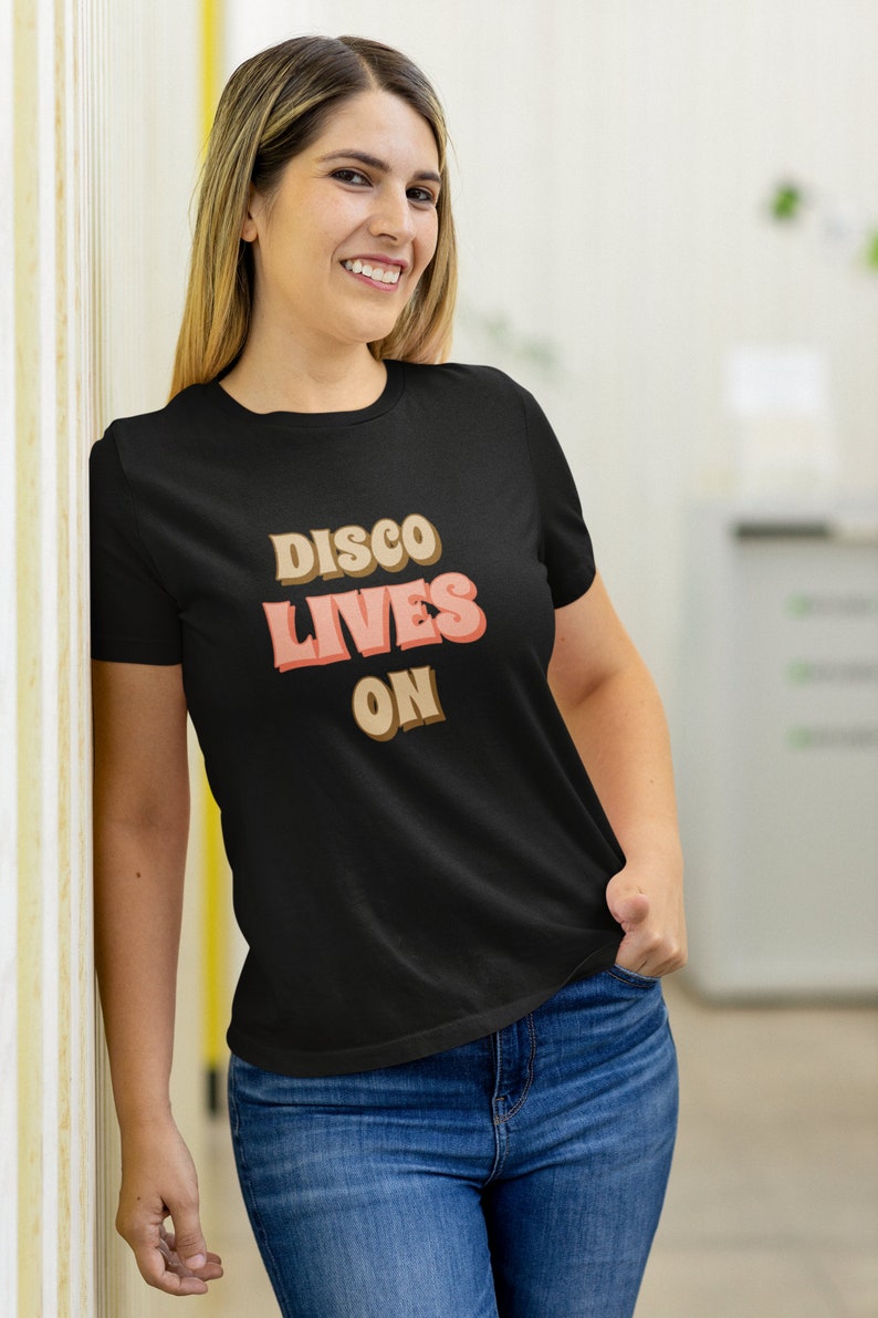 Disco Lives on T-shirt / Party Shirt / Disco Top / Funny Disco Shirt ...