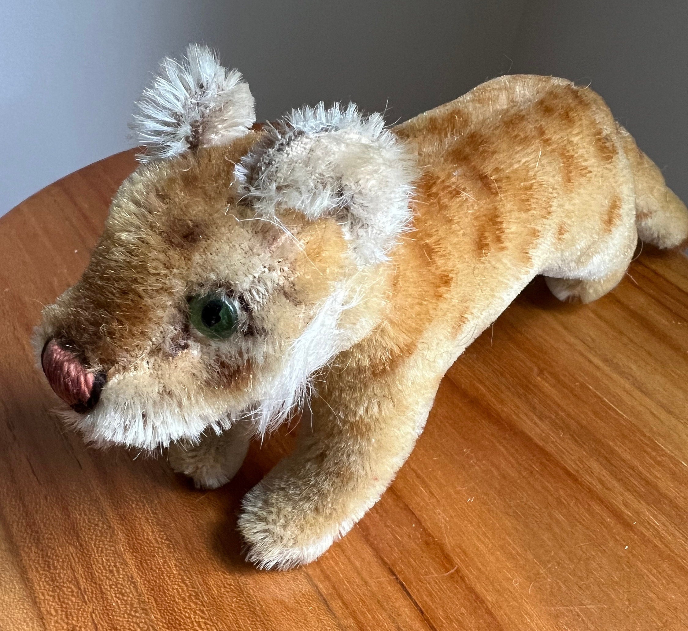 Vintage STEIFF Lion Stuffed Animal ~ Handsome 1950s German Made Lion ...