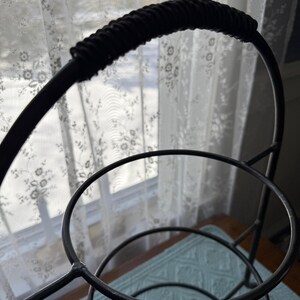 Vintage 3-tier Plate/pie Stand ~ Metal Plate Holder ~ Iron Pie Cooling ...