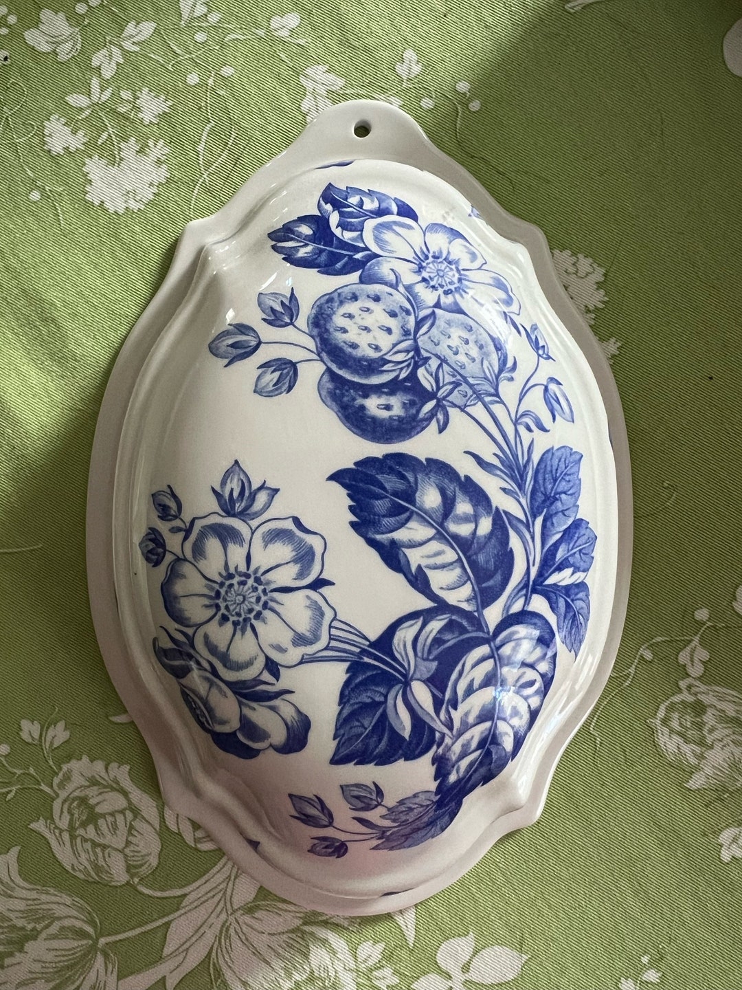 Strawberry SPODE Blue Room Collection Kitchen Mold Made in England Hard ...