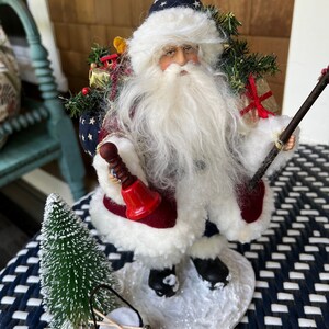 Patriotic Americana SANTA Father Christmas Santa Claus Collectible ...