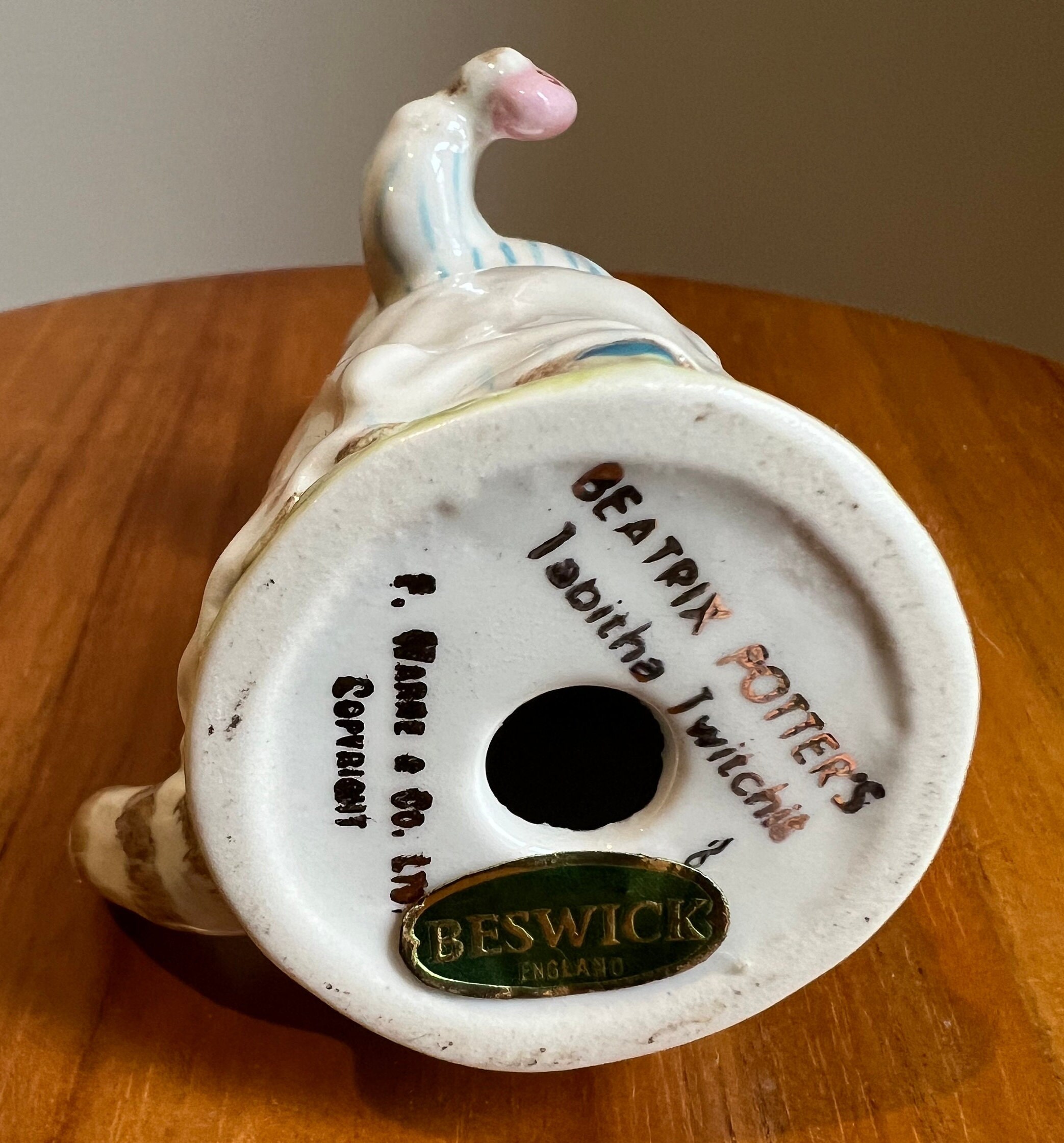 Rare BESWICK ENGLAND Beatrice Potter Tabitha Twitchit - Etsy