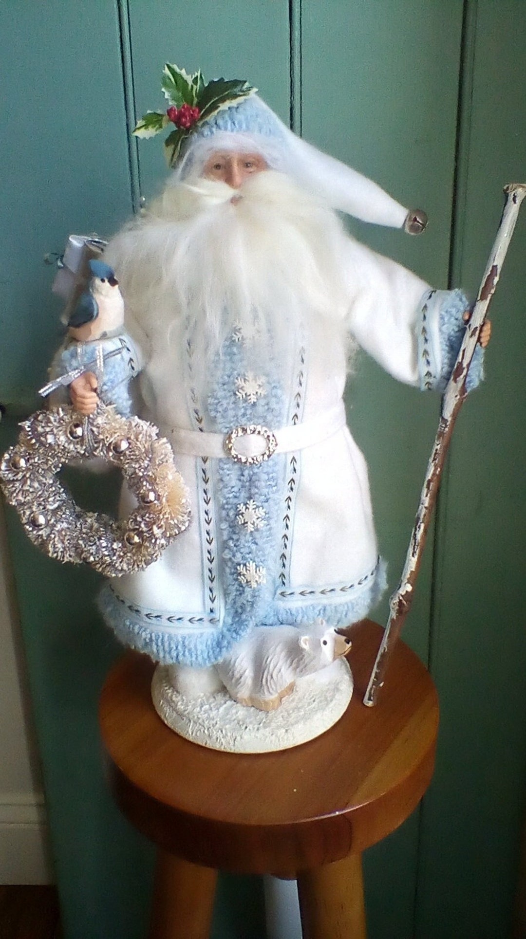 Father Frost Christmas Collectible Christmas Gift OOAK Santa ...