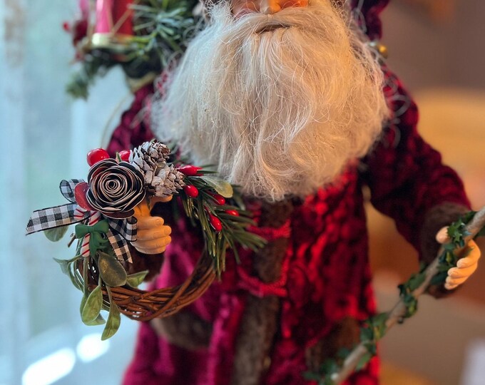 Olde World Father Christmas Collectible~ooak Father Christmas ~german ...