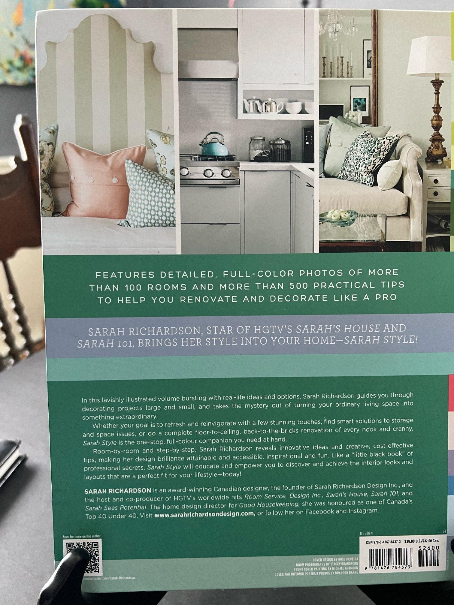 SARAH STYLE an Inspiring Room-by-room Guide to Designing Your Perfect ...