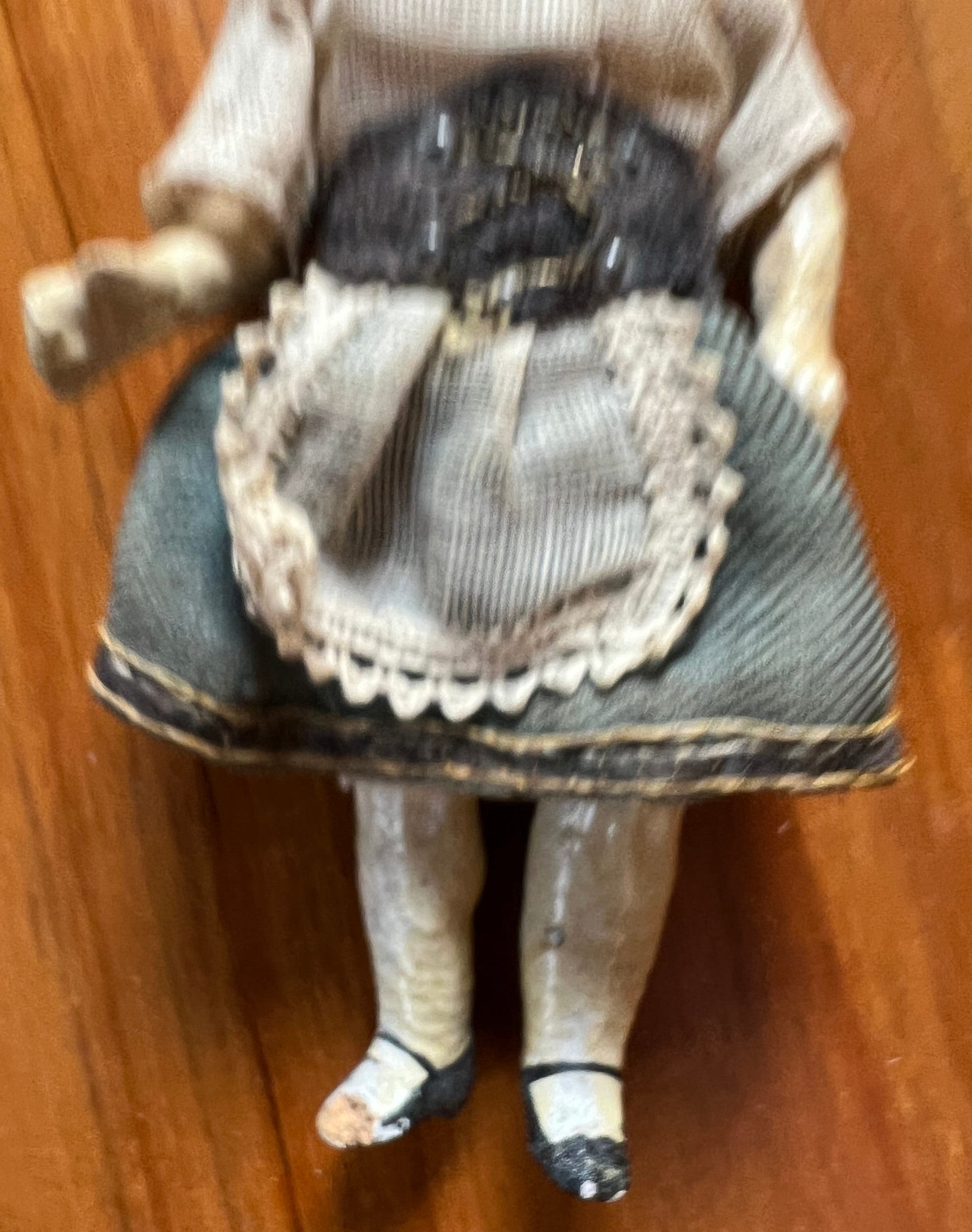 Very Rare 1800s German Mignonette Doll Collectible With Bisque Head ...