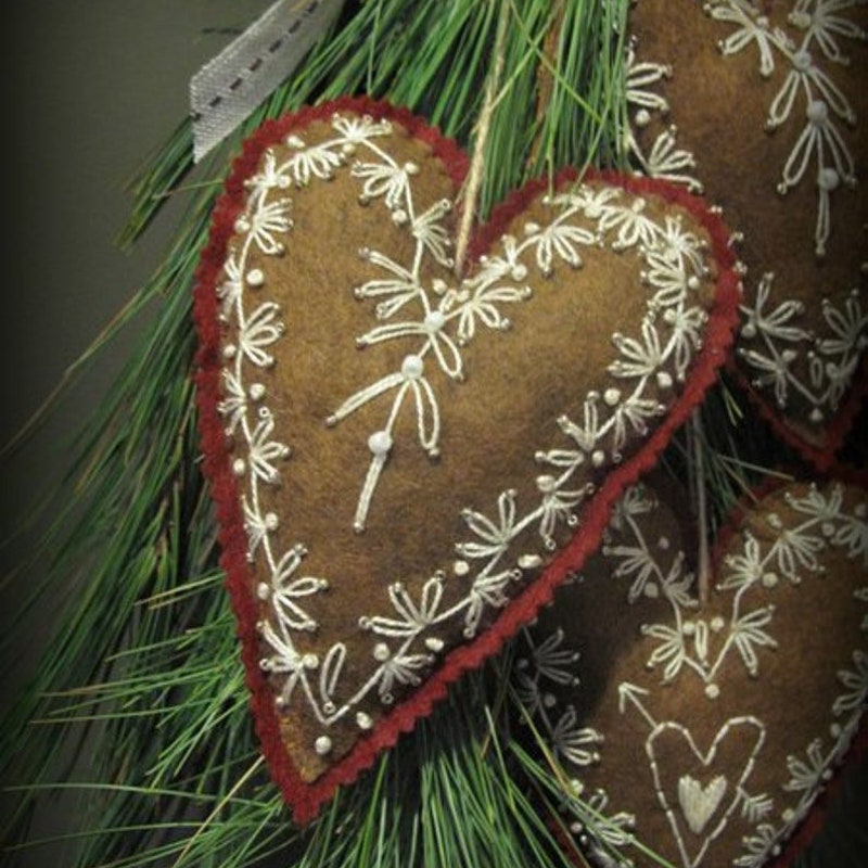 Gingerbread Heart - Etsy