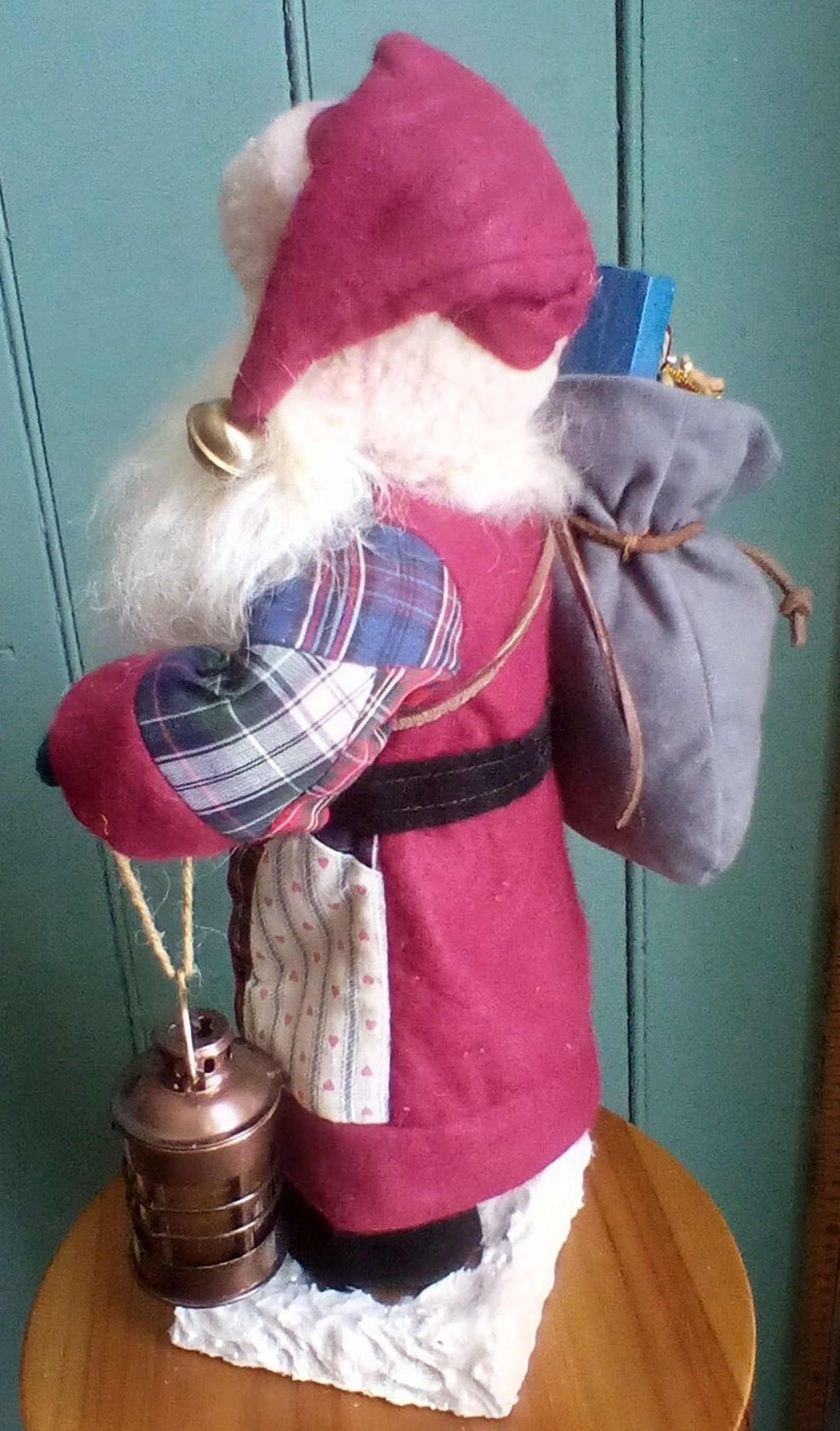 Be Merry Santa Collectible Vintage Inspired Olde World Father Christmas ...