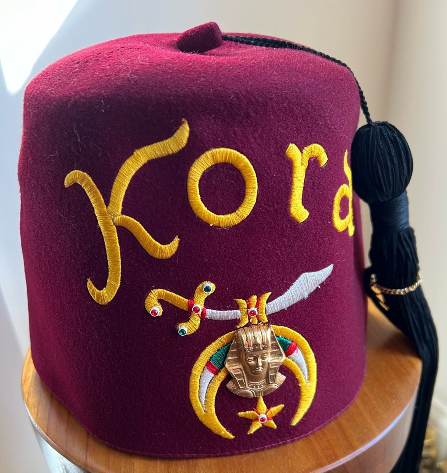 1940s Masonic Shriners Fez Hat Masonary KORA Tassel Pin Jewel - Etsy