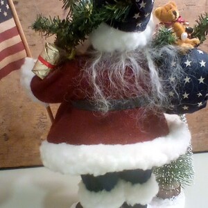 Patriotic Americana SANTA Father Christmas Santa Claus - Etsy